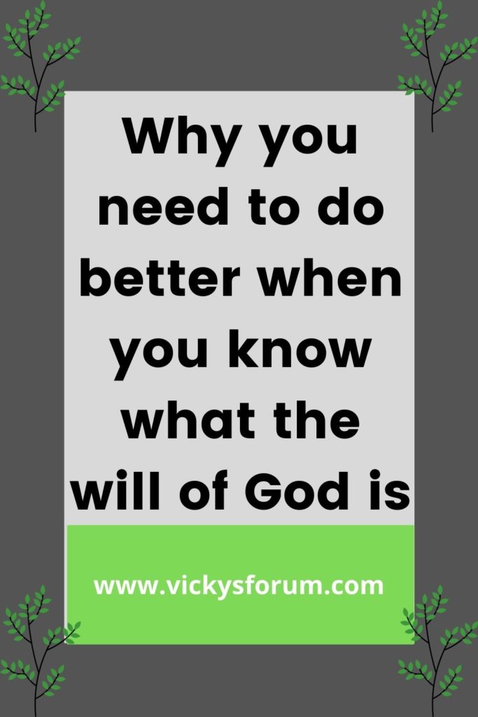 Why you should do better when you know better - Vicky's Forum - Coach
