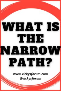 The Narrow Path - Enter Through The Narrow Gate - Vicky's Forum