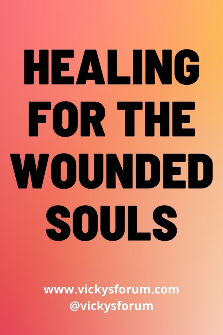 Wounded Souls - Jesus Heals The Wounded Soul - Vicky's Forum - Coach